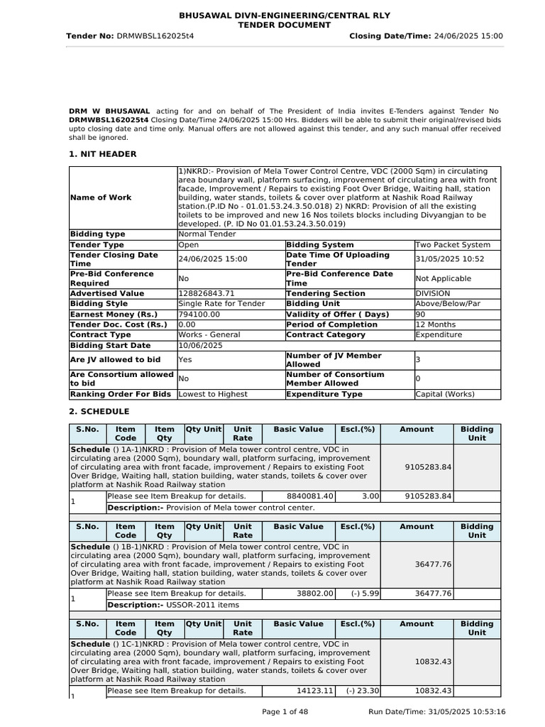 NASHIK MELA TOWER | PDF | Concrete | Pipe (Fluid Conveyance)