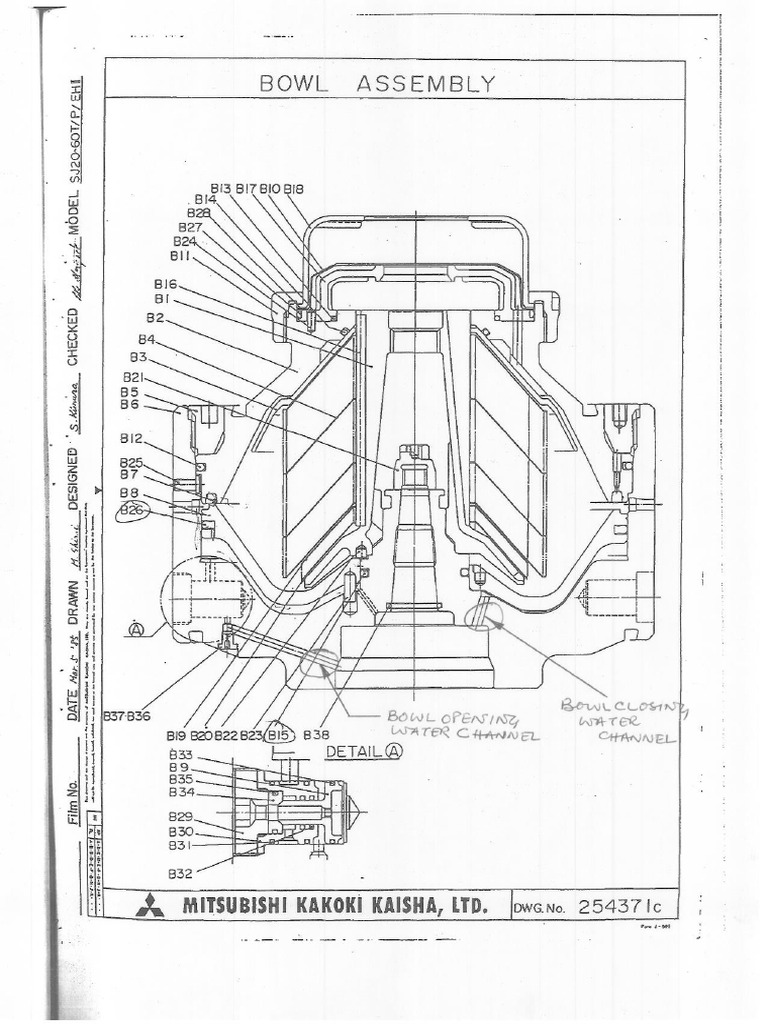 2a-Bowl Assembly and Operating Water Channel | PDF