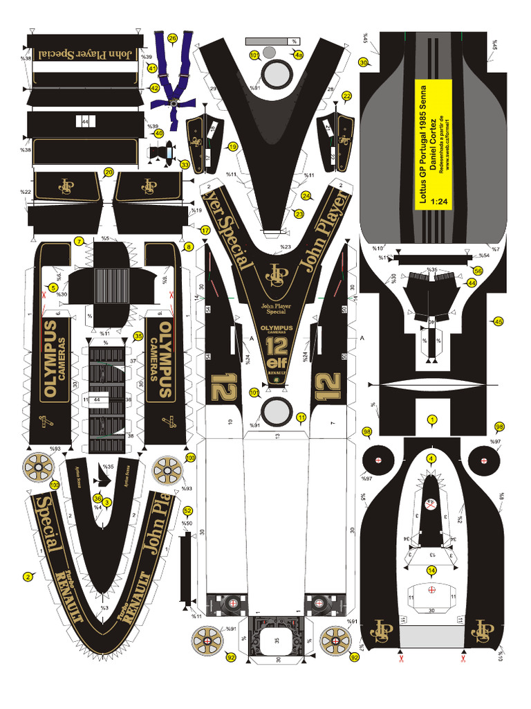 Lotus98T 1985 Olympus Senna | PDF