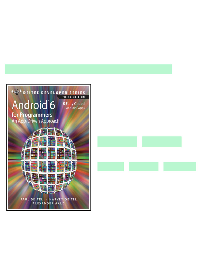 AndroidTM 6 for Programmers An App Driven Approach download full ...