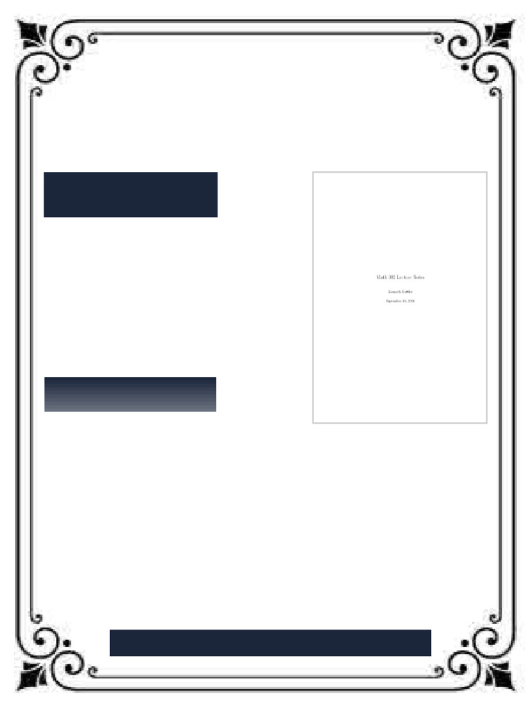 Math 302 Lecture Notes Kenneth Kuttler eBook digital textbook | PDF ...