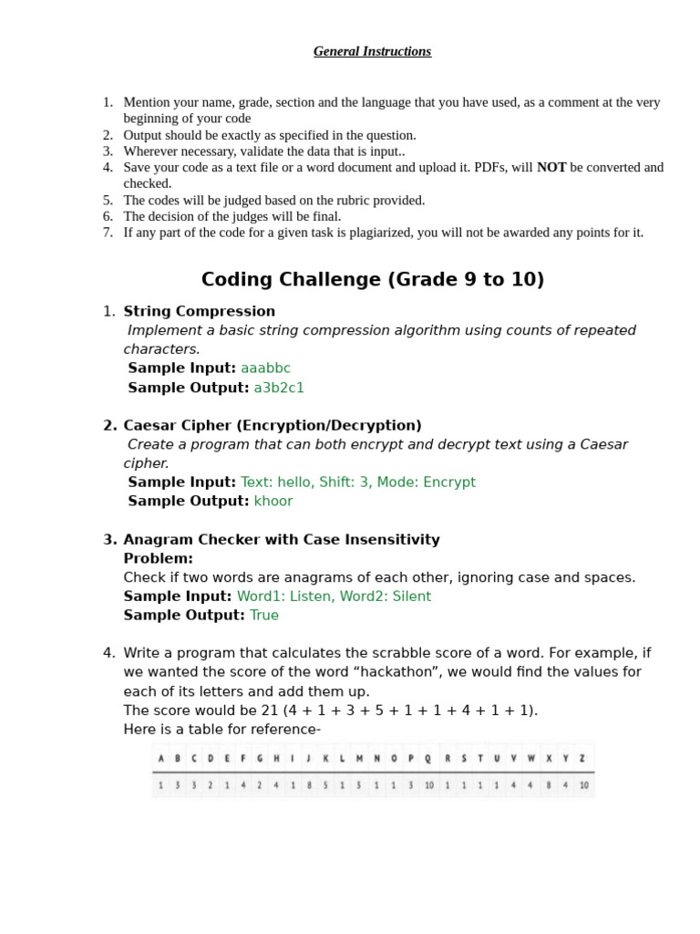 Coding Challenge 9 to 10 | PDF | Cipher | Encryption