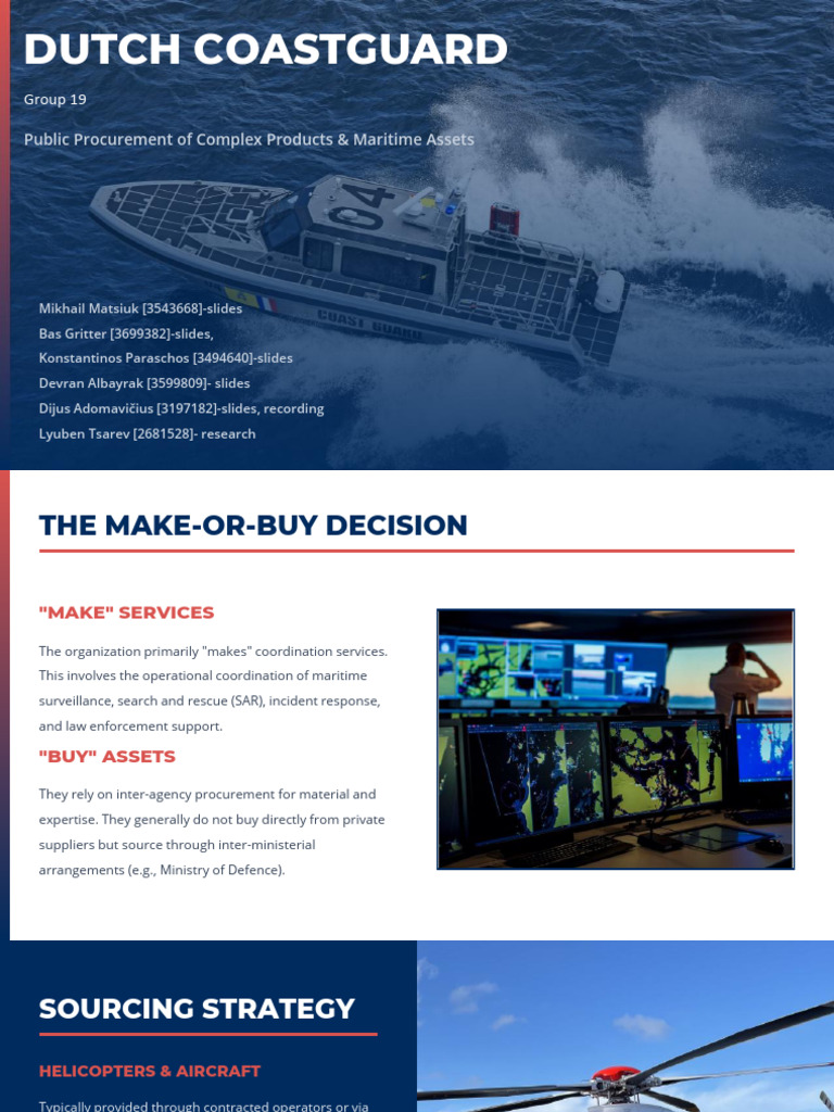 Dutchcoastguard Group19 | PDF | Search And Rescue | Coast Guard