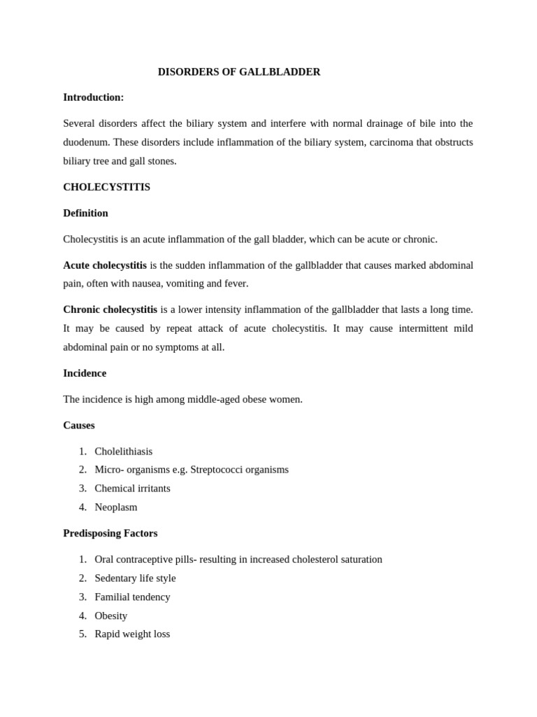 GIT NOTES | PDF | Gallbladder | Bile
