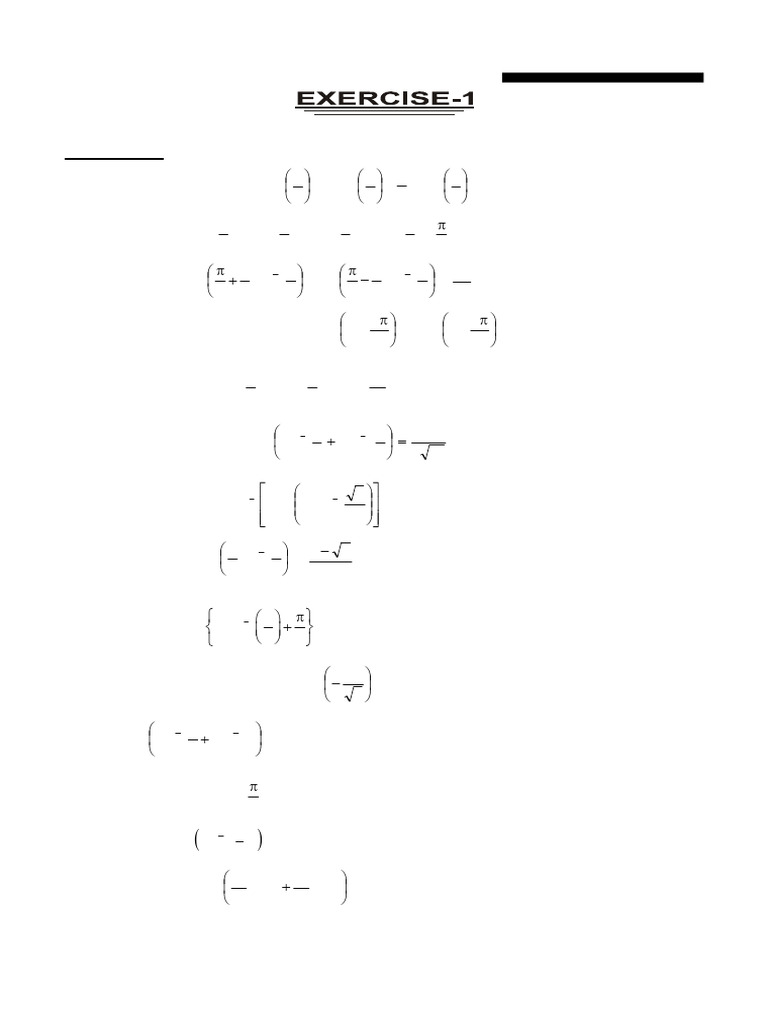 INVERSE TRIGONOMETRIC FUNCTIONS | PDF