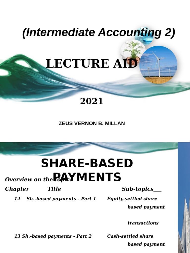 CHAPTER-12_SHARE-BASED-PAYMENTS-PART-1 | PDF | Option (Finance) | Employee Stock Option