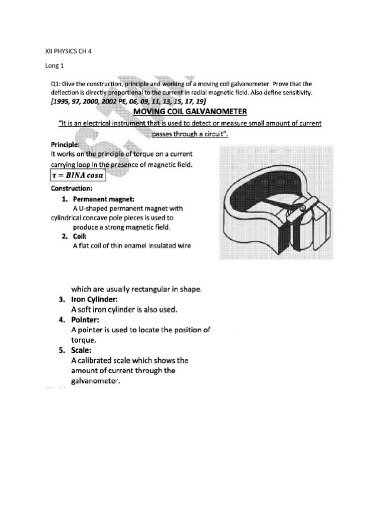 Xii Physics Ch 4_long | PDF