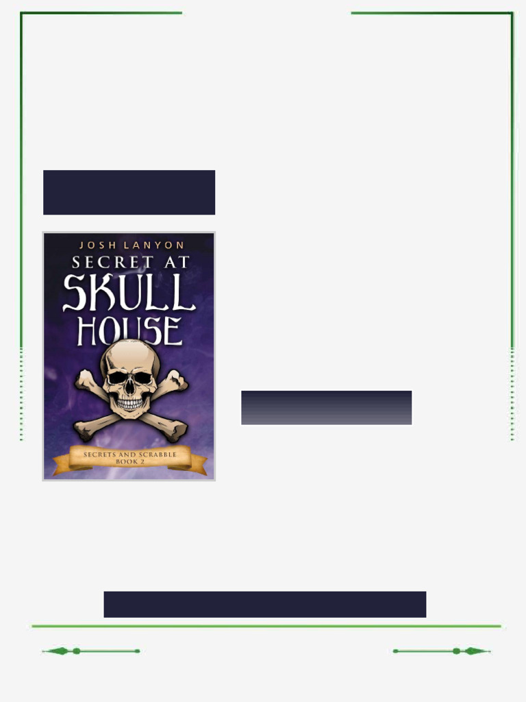 Secret at Skull House Secrets and Scrabble 2 1st Edition Josh Lanyon ...