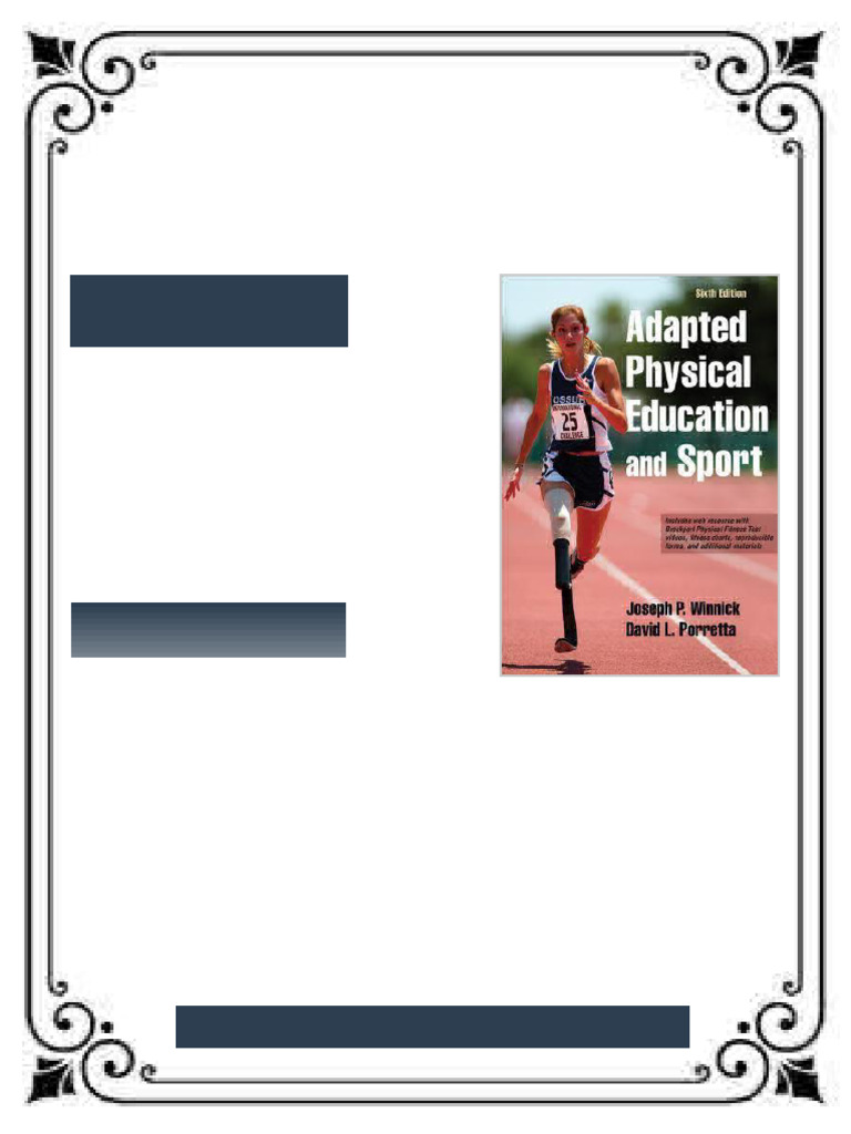 Adapted Physical Education and Sport Joseph P. Winnick eBook HD text ...