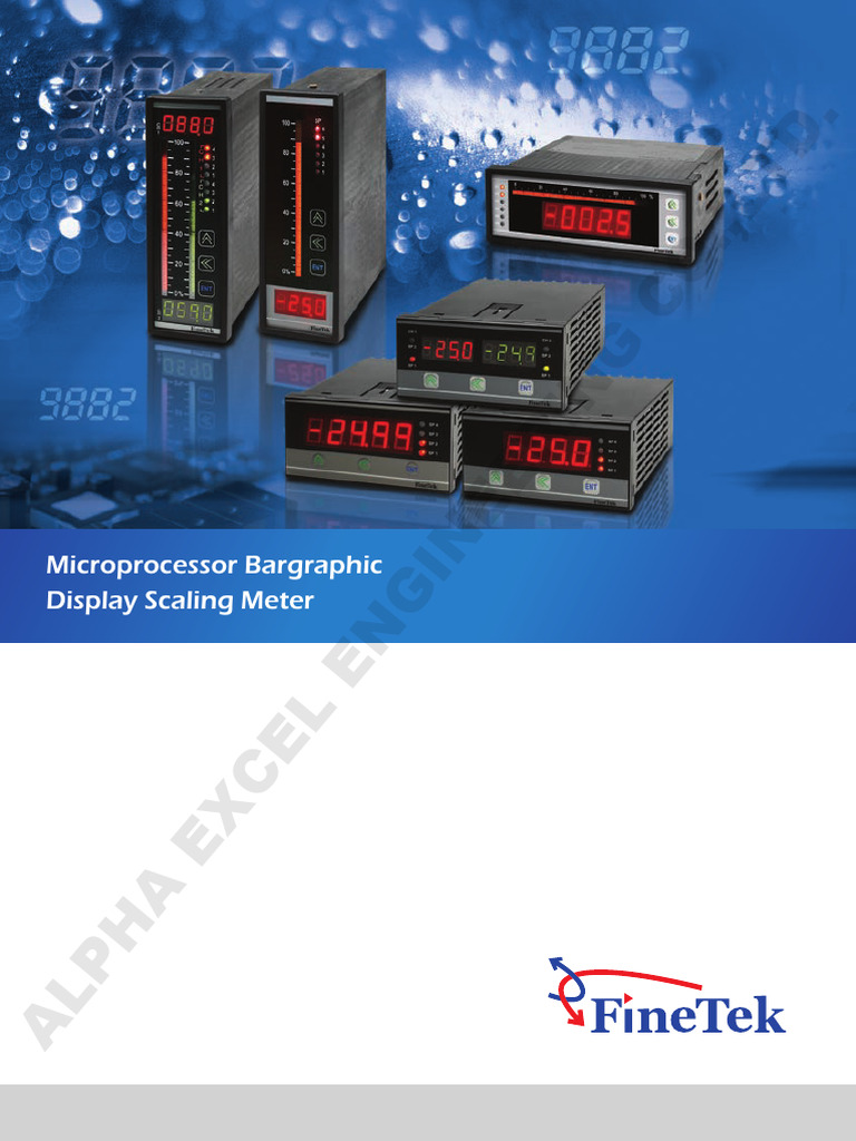 Finetek - Pb-1471 - Microprocessor Bargraph Display Panel Meter (1 ...