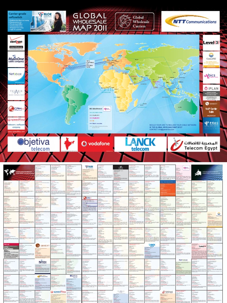 Global Wholesale Telecom Providers List | PDF | Telecommunication ...