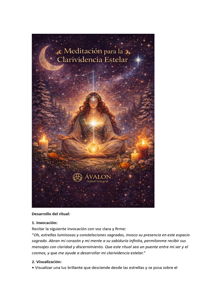 Meditación Activar Dones Desde Las Estrellas | PDF