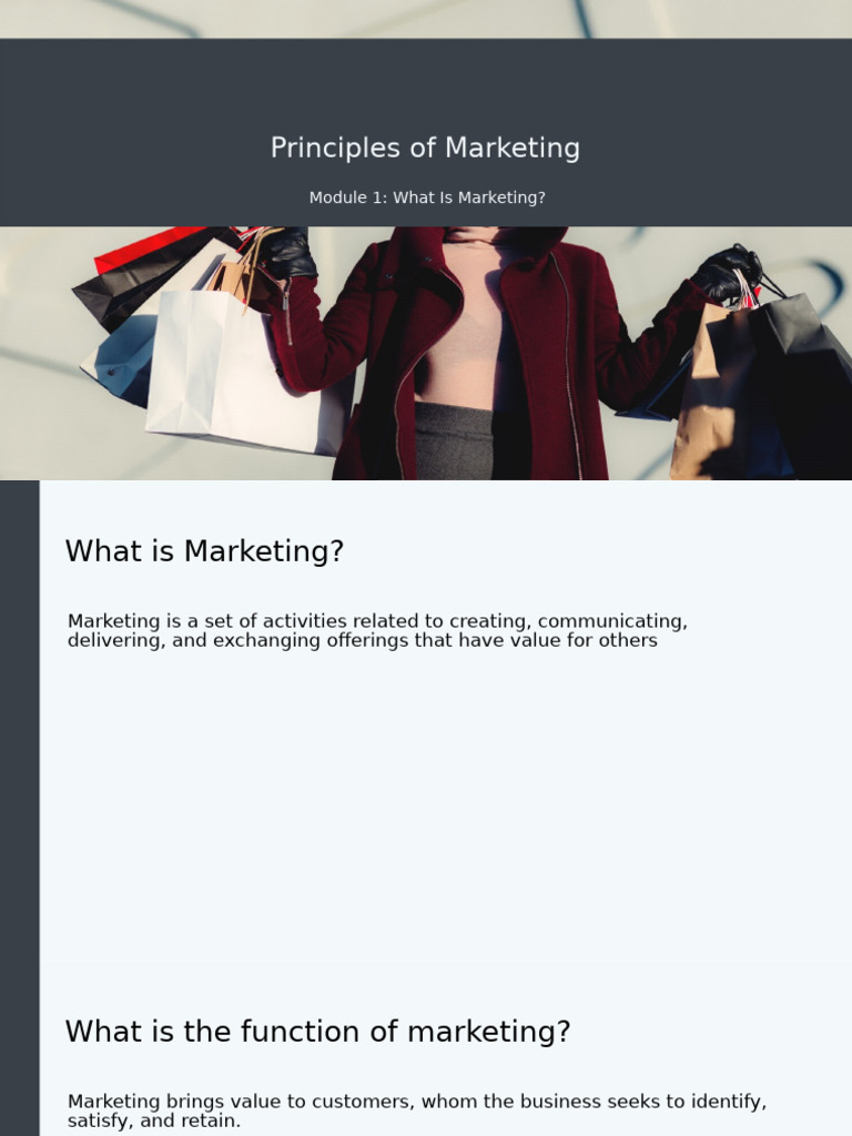 Marketing Fundamentals Explained | PDF