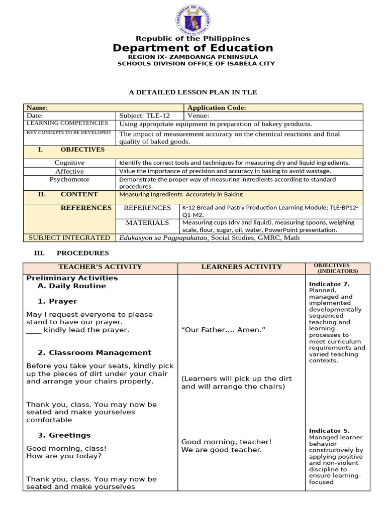 Tle Grade 12 (Dlp) | PDF | Learning | Teachers