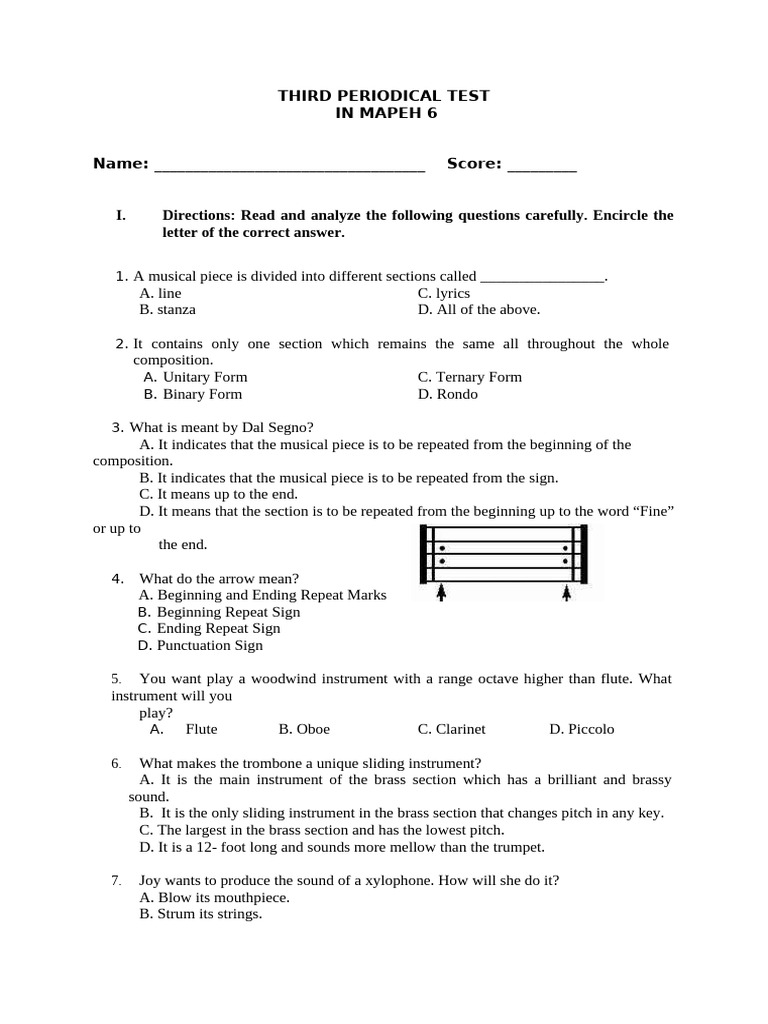 Third Periodical Test Grade 6 (17 Copies) | PDF | Energy Development ...
