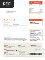 Origin Energy Electricity Bill Summary | PDF | Cost Of Living | Payments