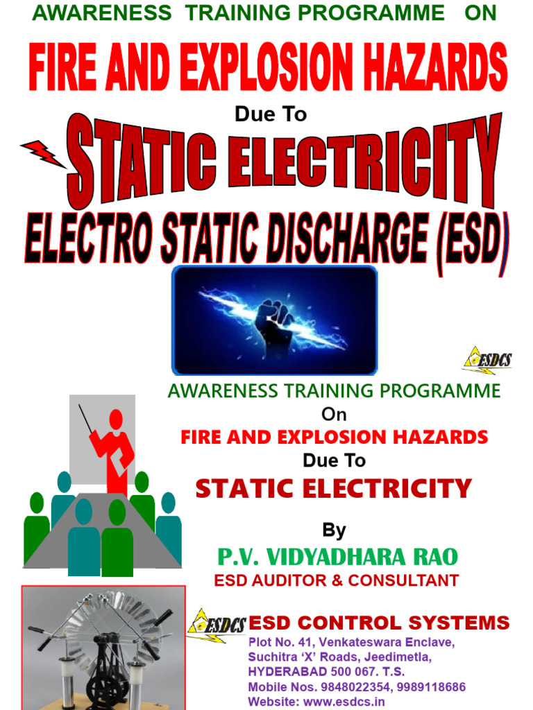 Esd Awareness Training Ppt- Cep-16!12!2022 | PDF | Electrostatic ...