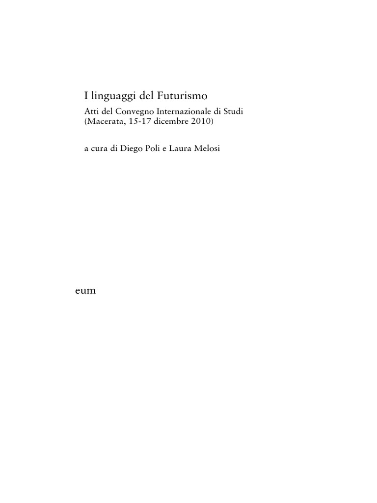 CAPORALETTI Dal Tattilismo All'Audiotattile | PDF