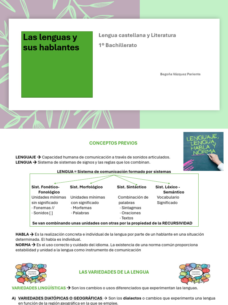 Variedades y evolución de las lenguas en España | PDF | Al Andalus ...