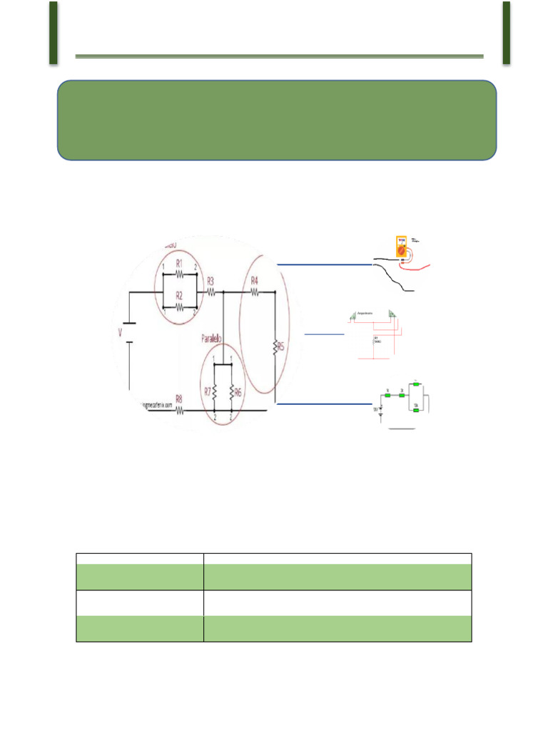 PRACTICA No. 3 Comprobación de las Leyes de Kirchhoff | PDF | Red ...