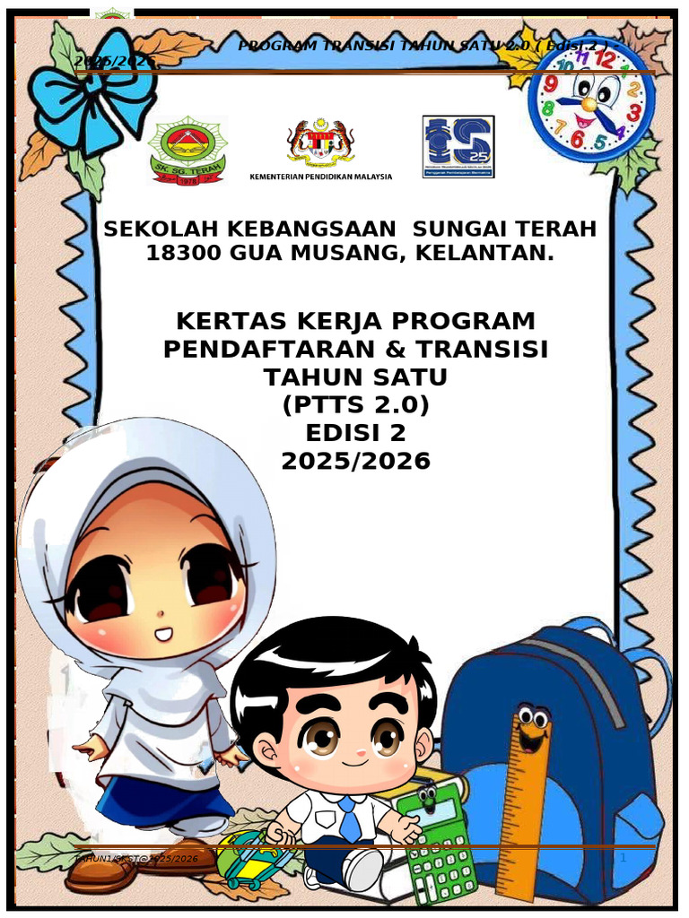 Kertas Kerja Program Transisi Skst 2025-26 | PDF