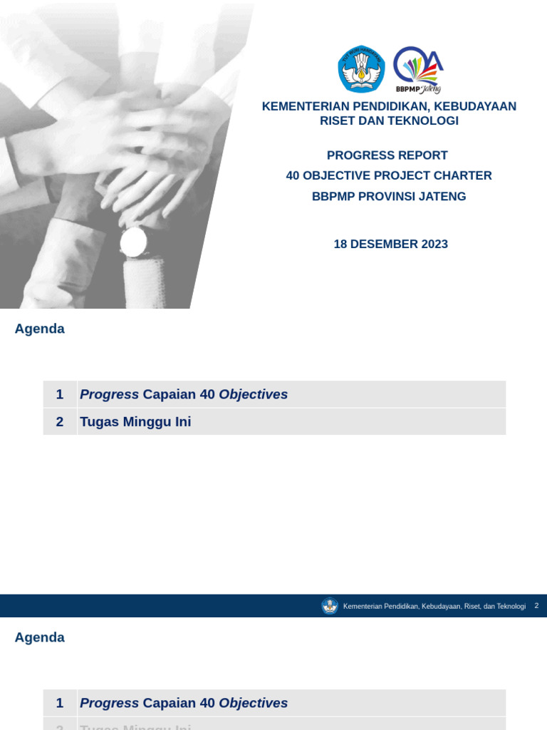 Progress Objective 18 Desember 2023 (3) | PDF