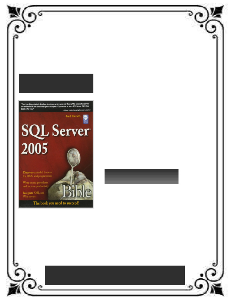 SQL Server 2005 Bible 1st Edition Paul Nielsen ebook newest digital ...