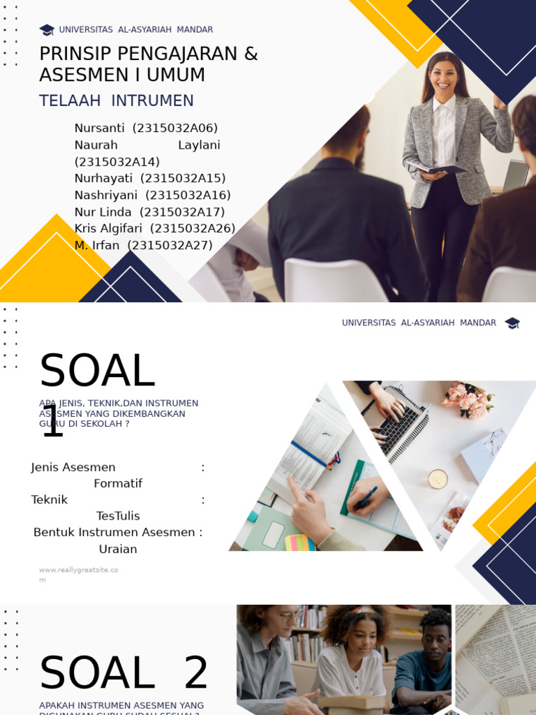 Biru Kuning Profesional Geometris Sidang Seminar Proposal Presentation ...