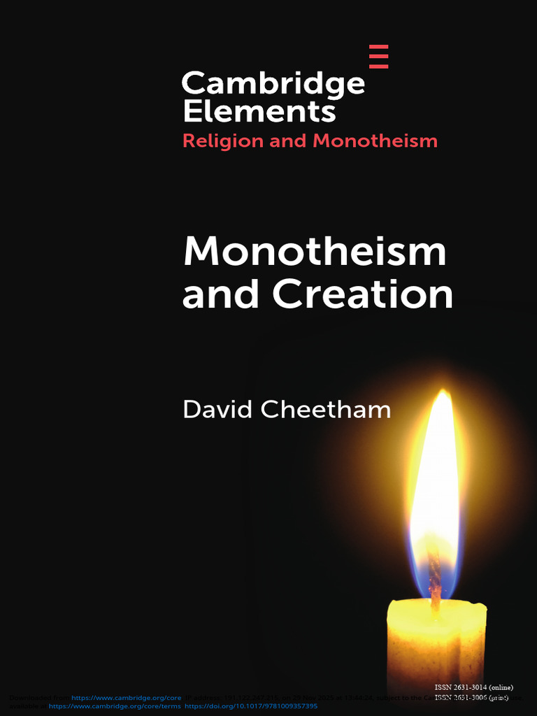 monotheism-and-creation | PDF | Genesis Creation Narrative | God