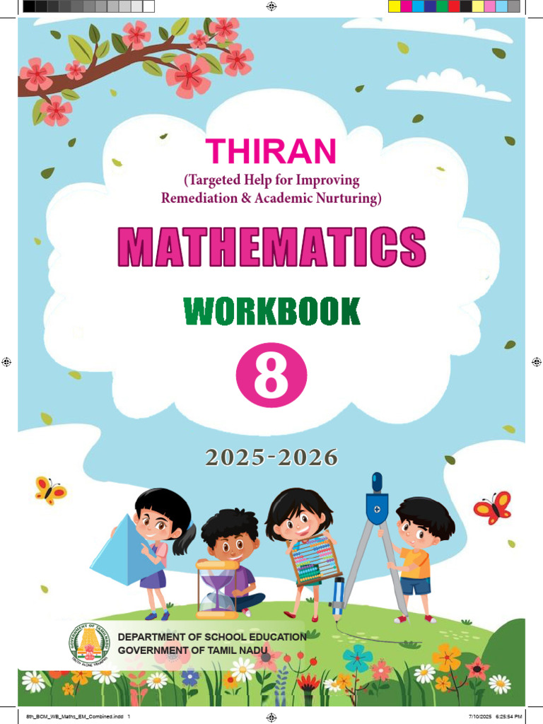 8th BCM WB Maths EM Combinedhttp---www.thamizhkadal.com | PDF | Numbers | Discrete Mathematics