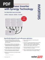 SolarEdge SE25K/SE30K/SE33.3K Inverter Specs | PDF | Power Inverter ...