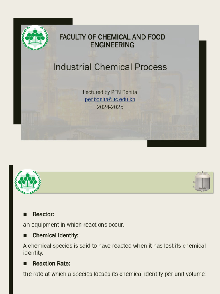 4. Mole balance Concept | PDF | Chemical Reactor | Unit Processes