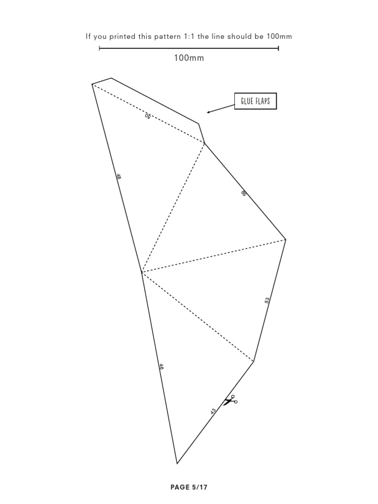Glue Flaps Pattern Guide | PDF
