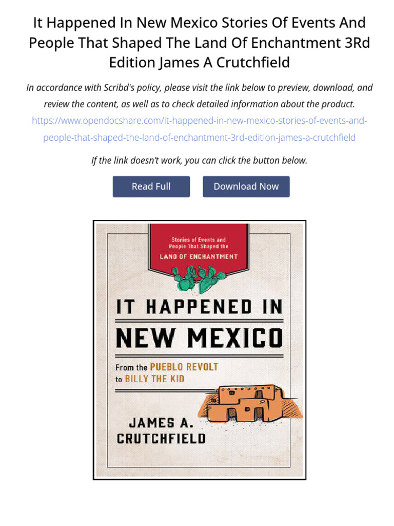 It Happened in New Mexico Stories of Events and People That Shaped the ...