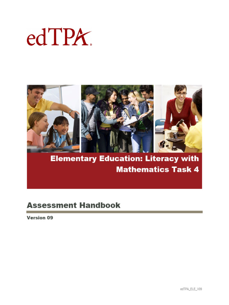 edTPA Elementary Literacy Assessment Guide | PDF | Lesson Plan ...
