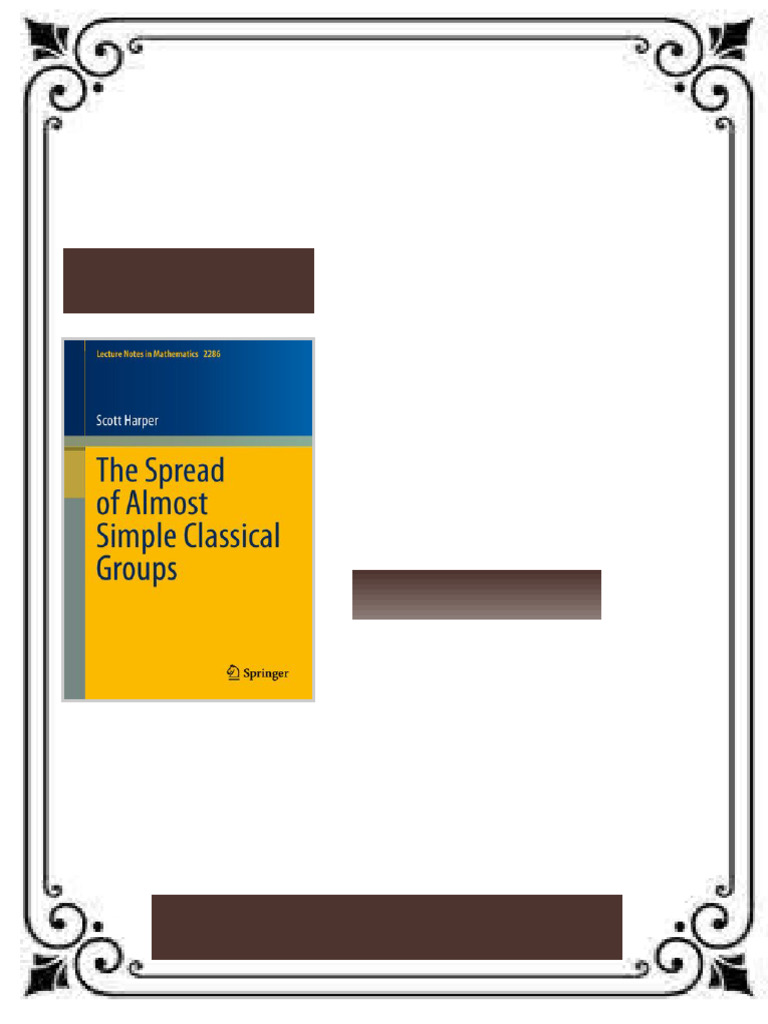 The Spread of Almost Simple Classical Groups Scott Harper eBook total ...