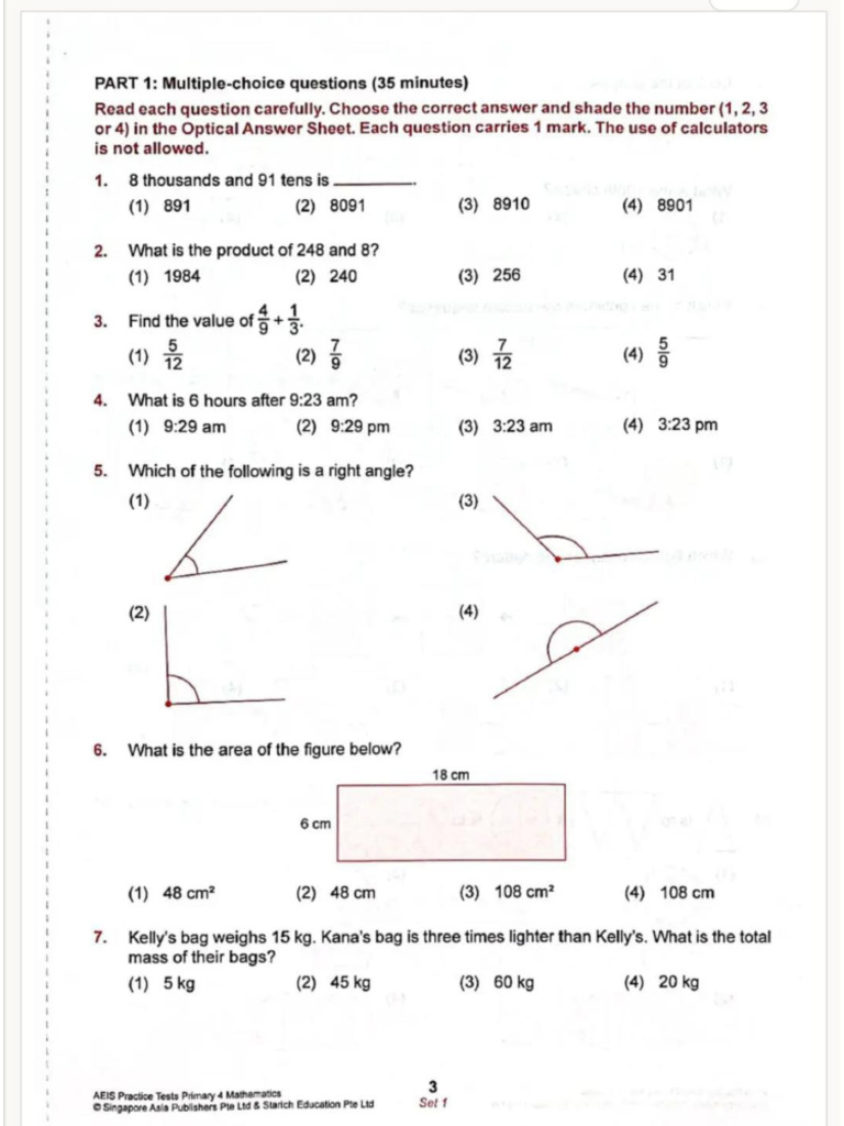 Practice Paper 1 | PDF