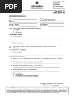 Counseling Referral Form Template | PDF