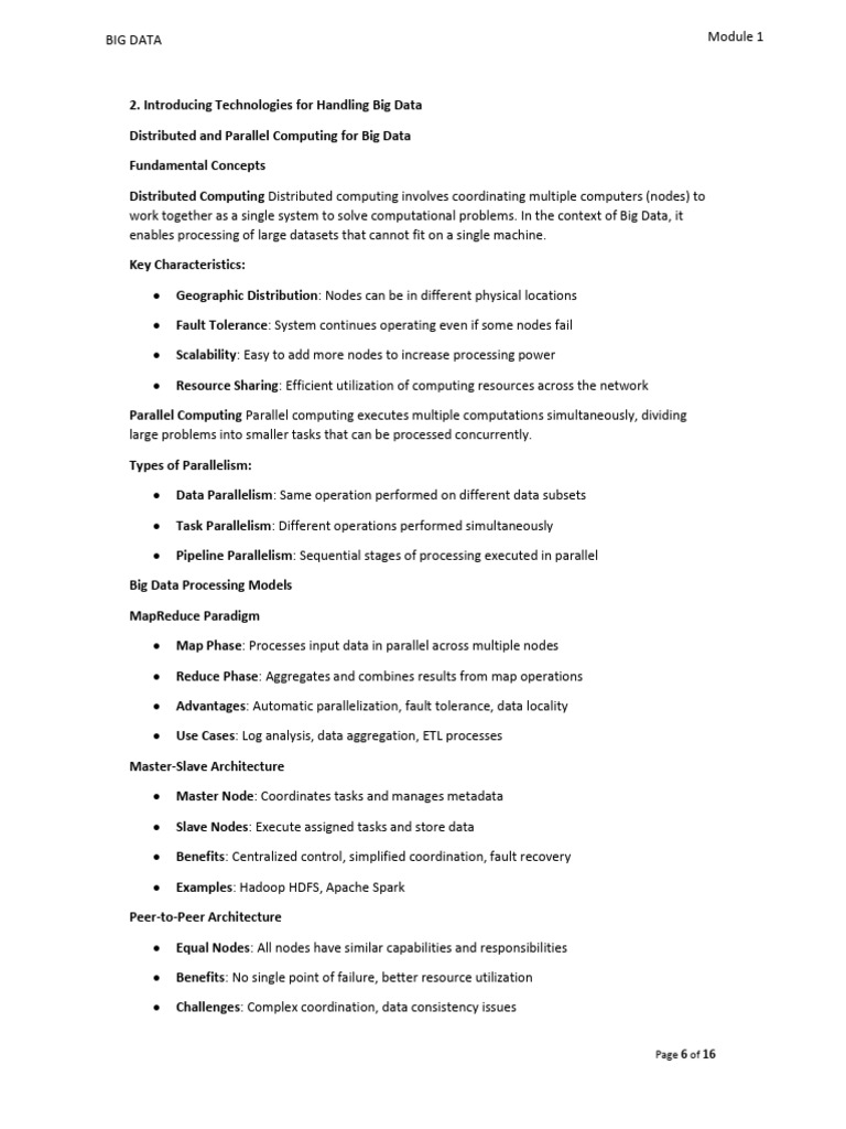 Big Data Technologies Overview | PDF | Cloud Computing | Software As A ...