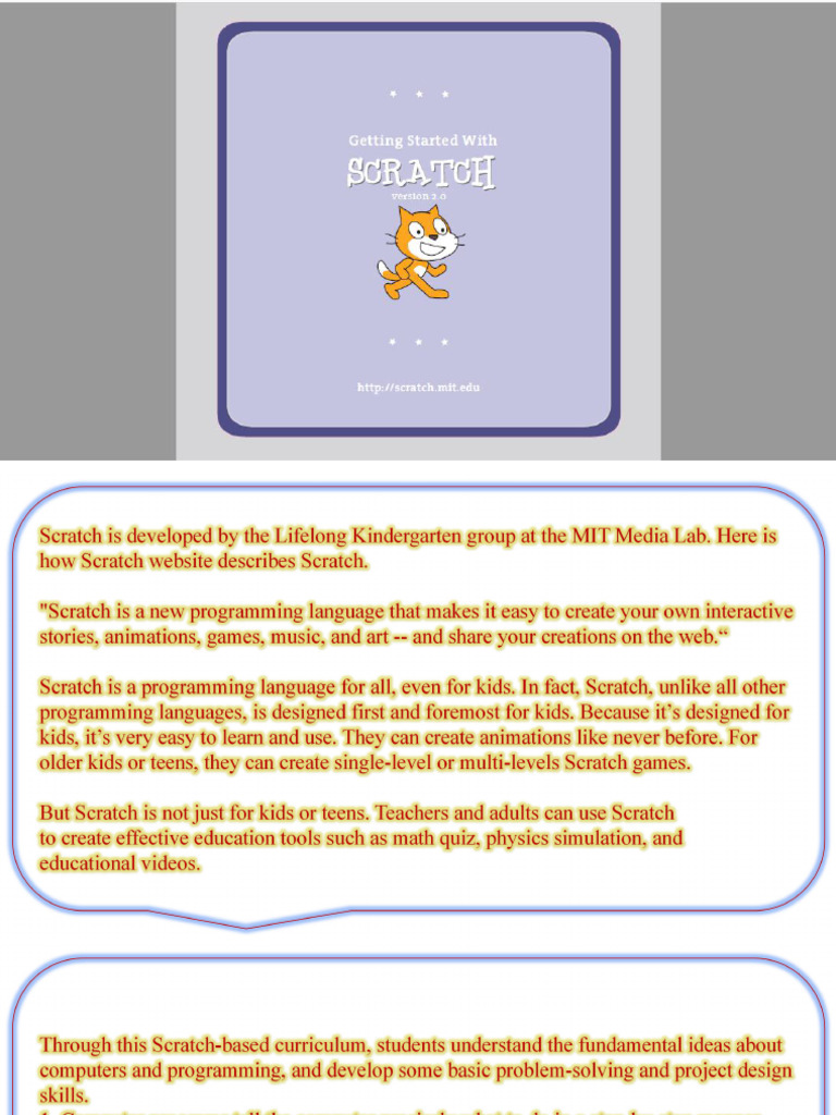 1 Scratch - Introduction | PDF