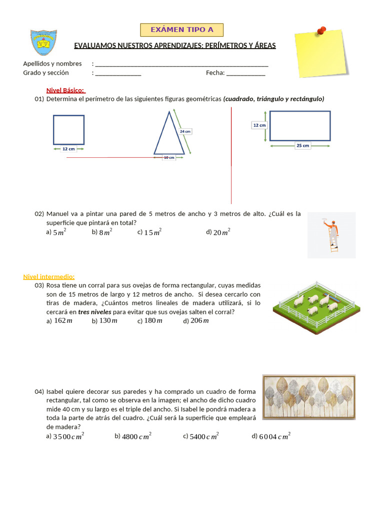 Eval. Comp. Forma II Unidad Tipo A | PDF