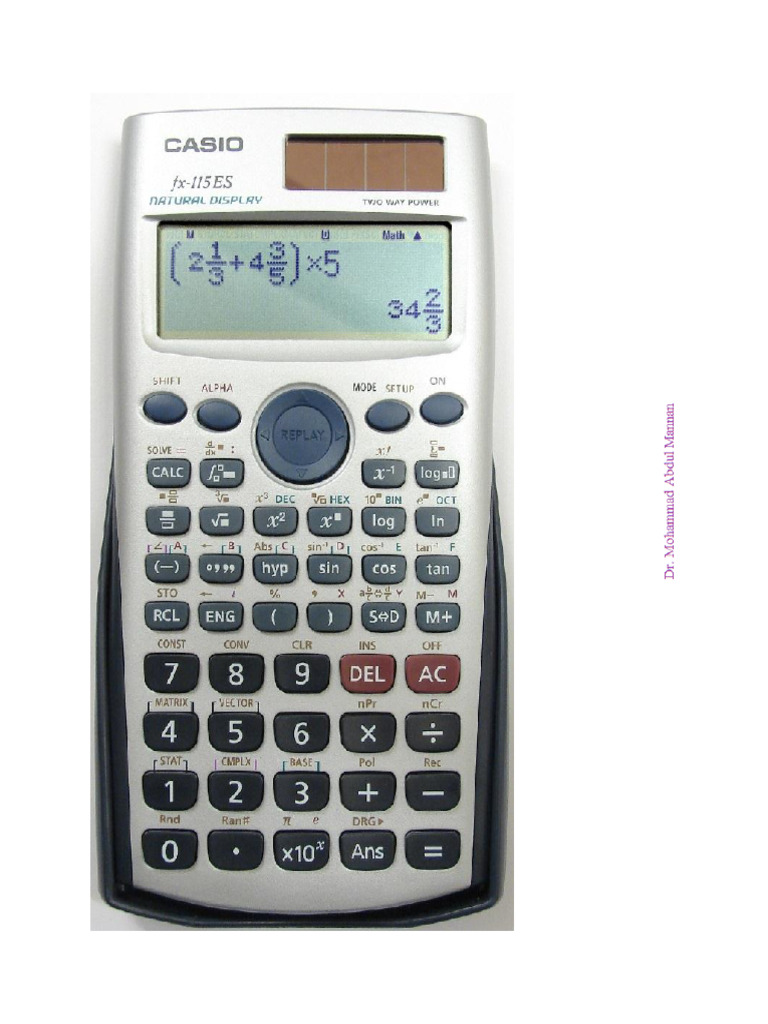 02 Casio Fx115es Fx991es | PDF | Chess Theory | Chess
