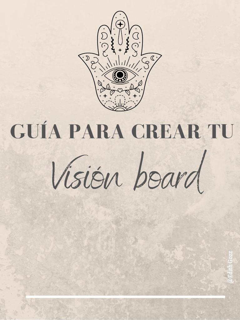 Cómo Crear un Vision Board Efectivo | PDF