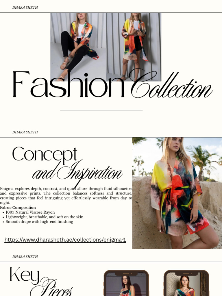 Enigma Collection - Artistic Prints & Natural Fabric Fashion Wear | PDF ...