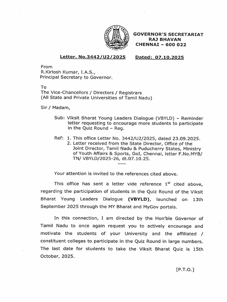 VBYLD - Reminder Letter - Reg | PDF