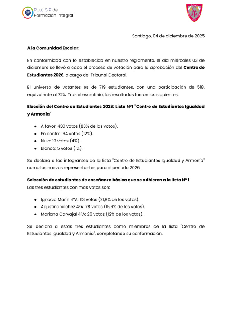 Resultados Cee 2026 | PDF