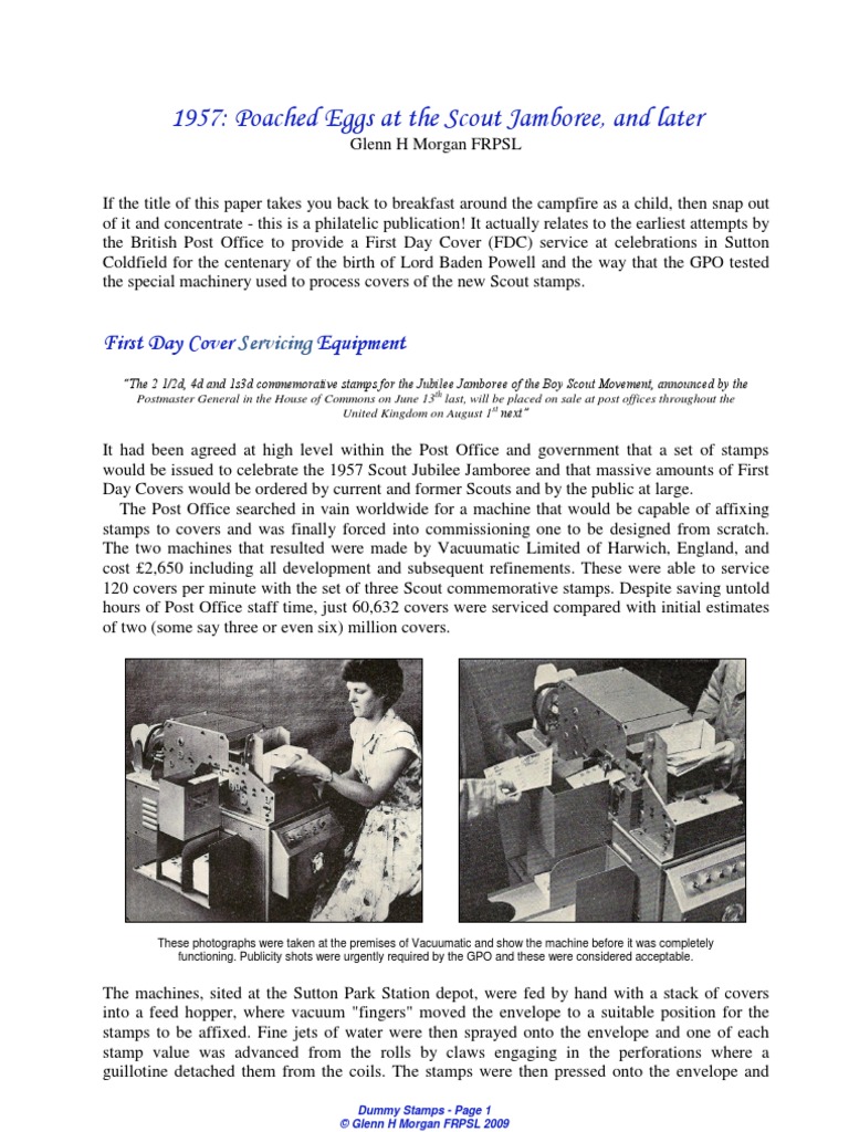 1957 Scout Testing Label | PDF | Postage Stamp | United States Postal ...