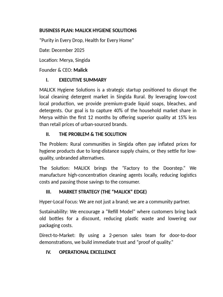 Business Plan Second Addition | PDF | Lean Manufacturing | Brand