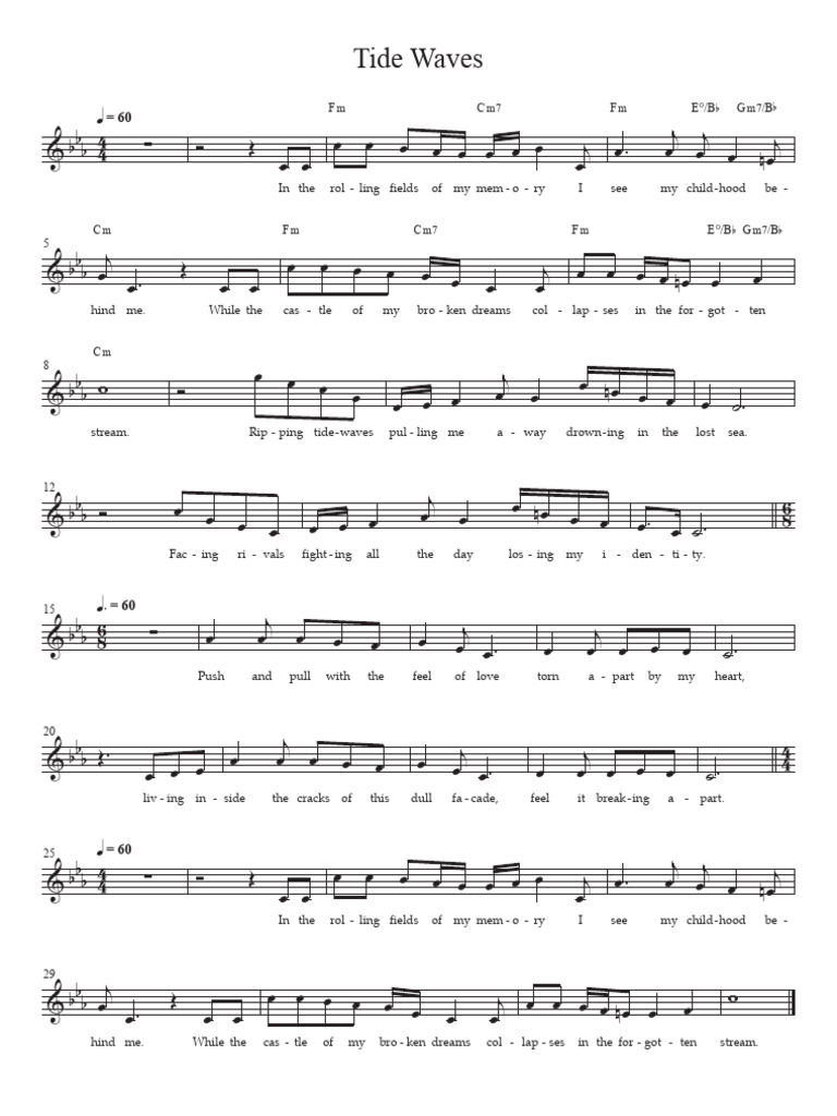 Tide Waves - Example | PDF