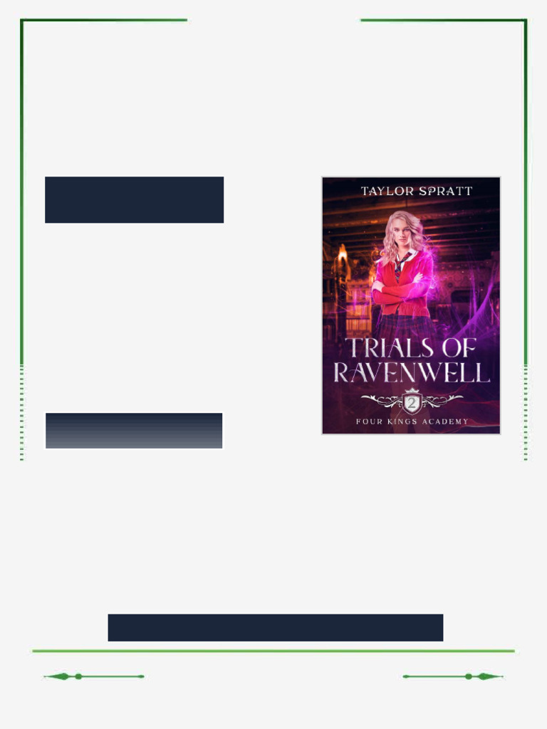Trials of Ravenwell Four Kings Academy 2 1st Edition Taylor Spratt ...
